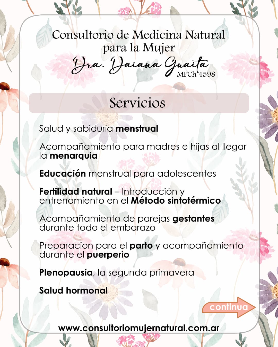 Inicio – Consultorio Mujer Natural